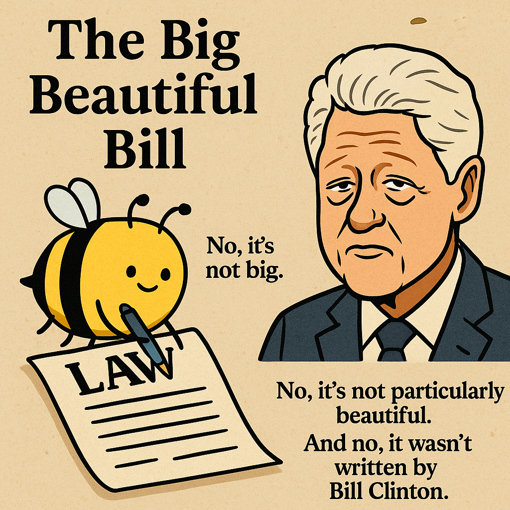 The Big Beautiful Bill: Not Big, Not Beautiful, Not Bill Clinton’s - A ...